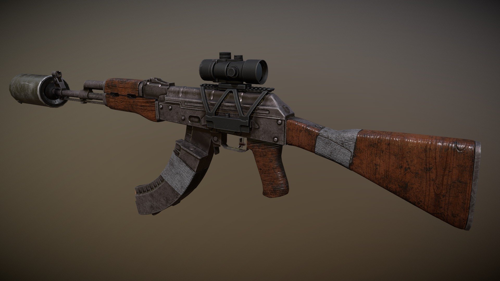 AK-47 Model - 3D model by AlexSpyro (@aleksav98) [3d1496d] - Sketchfab