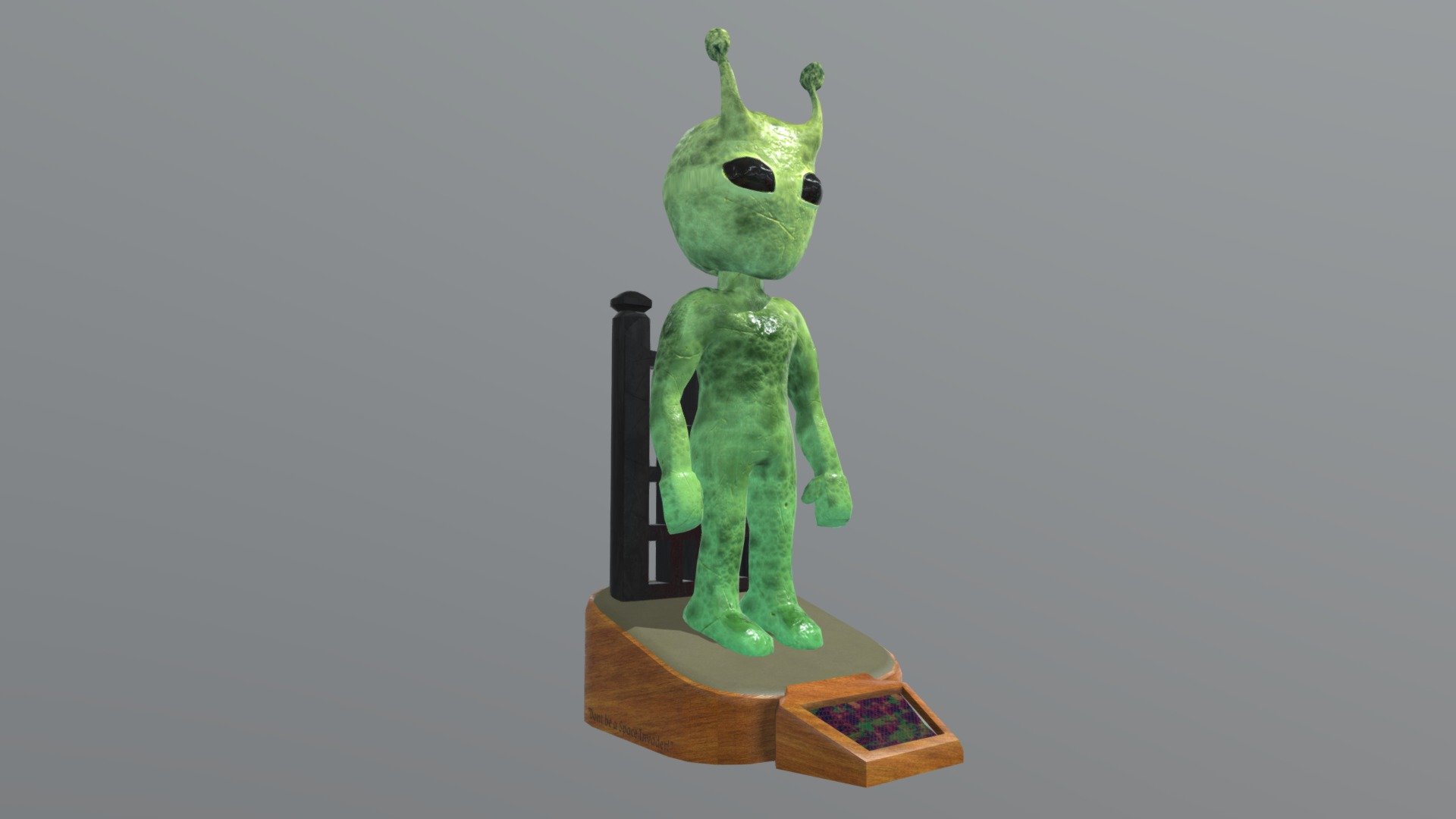 Alien Bobblehead Animate - 3D model by Blade-Knight [3d14e73] - Sketchfab