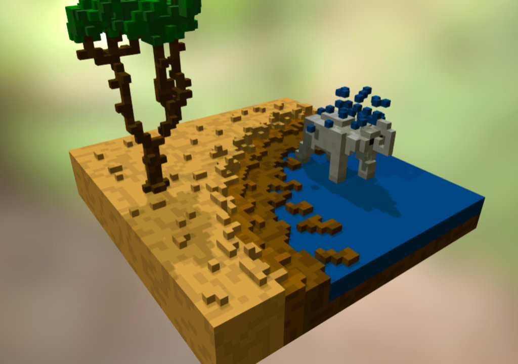 Watering Hole - 3D model by rickprokosch [3d16f85] - Sketchfab