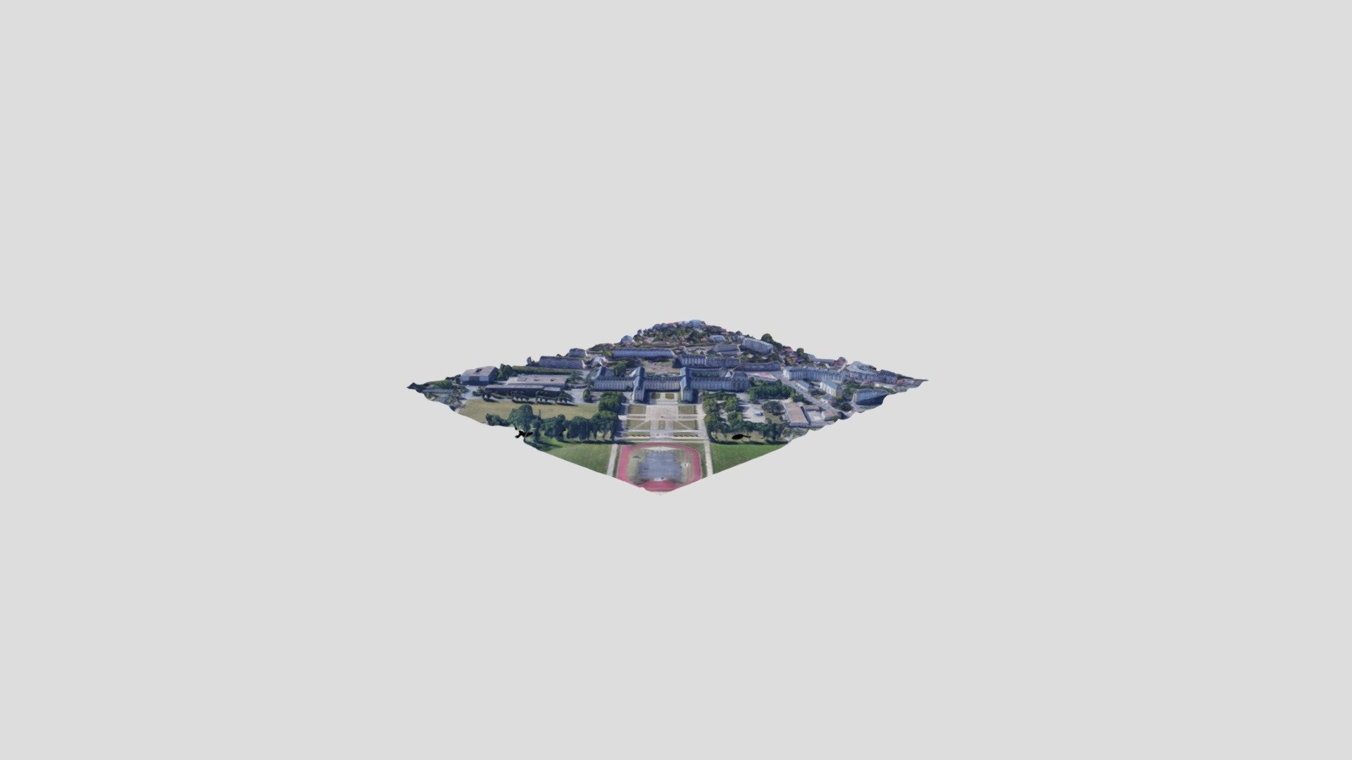 378 - POI - Lycée militaire de St-Cyr - 3D model by cdg [3d177c5 ...