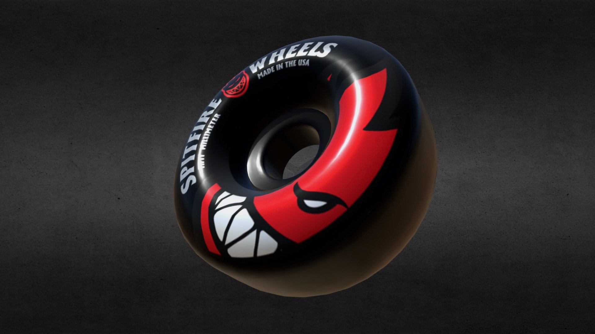 Skateboard Wheel - 3D model by Rey Alegre (@ArtRey) [3d186d4] - Sketchfab