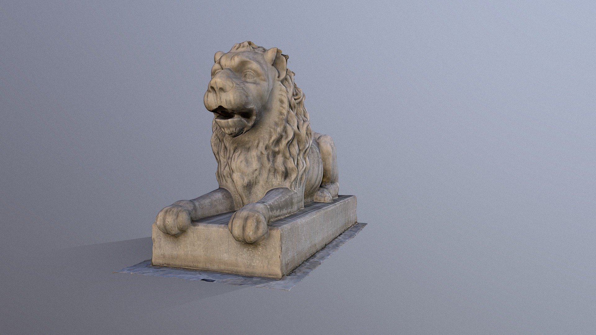 Lion sculpture - Download Free 3D model by danielpett [3d1956b] - Sketchfab