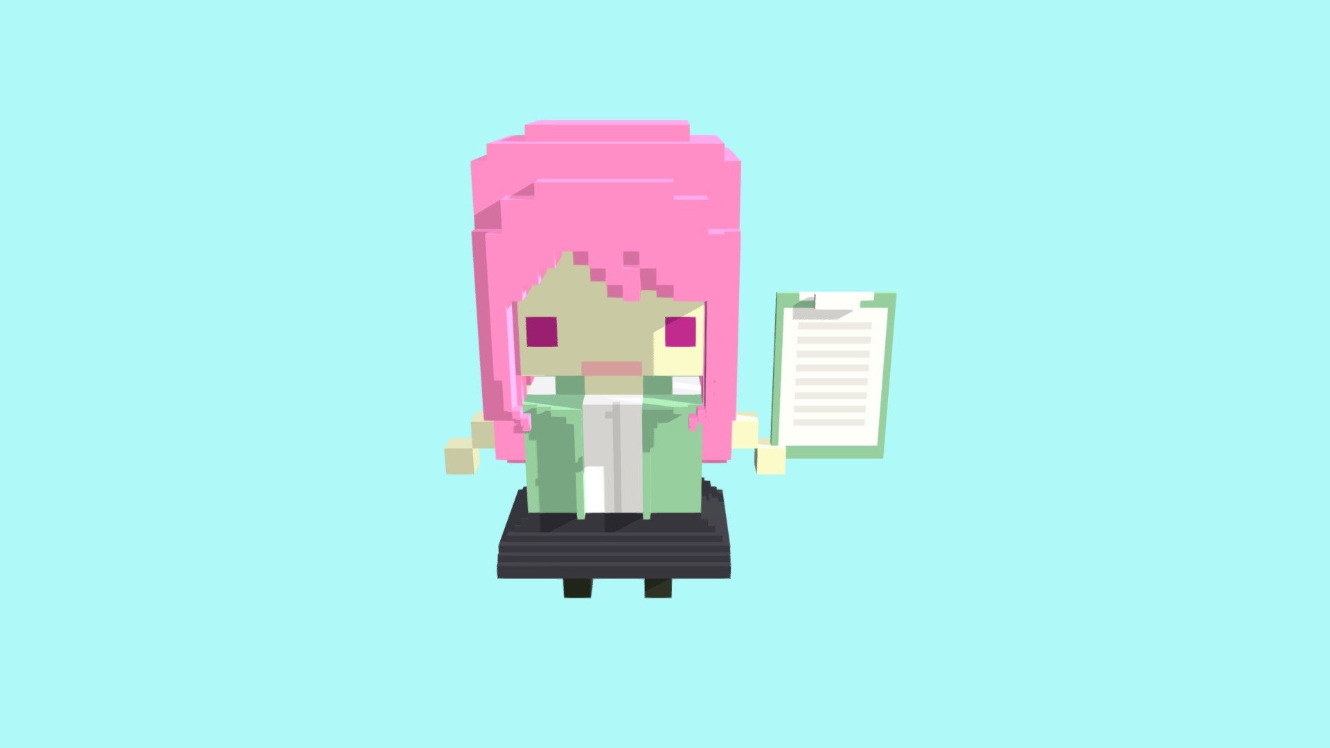 Momoi - 3D model by LegendaryLapuras [3d197aa] - Sketchfab