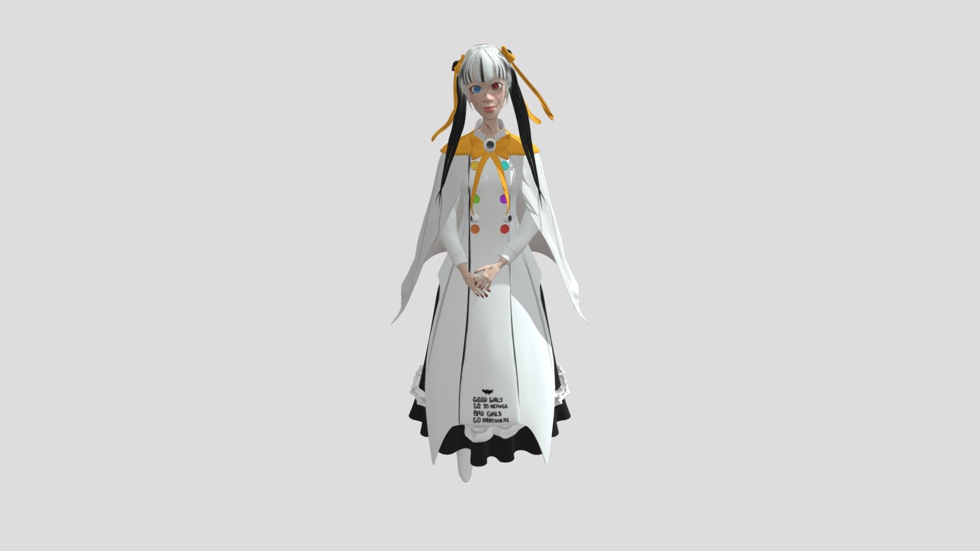 Moth Girl - 3D model by Incognitoink [3d1a51a] - Sketchfab