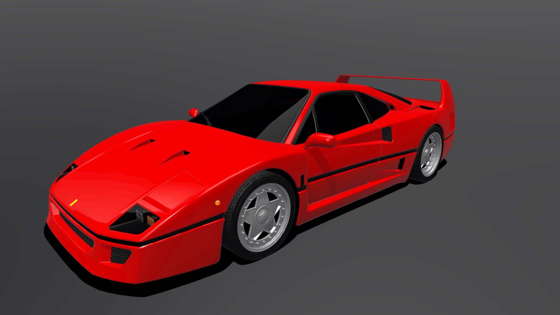 Ferrari - F40 - 3D model by mrDiG [3d1ae9d] - Sketchfab