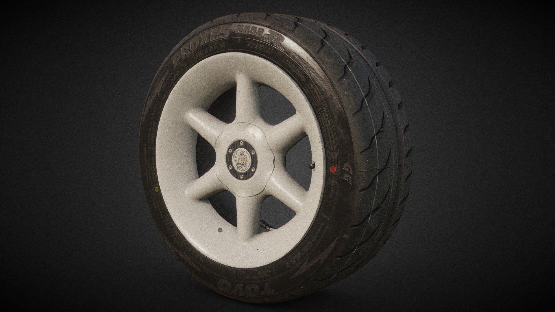 Rim RIAL RS85 & Tire TOYO Proxes R888 - 3D model by Terllok [3d1b0f1 ...