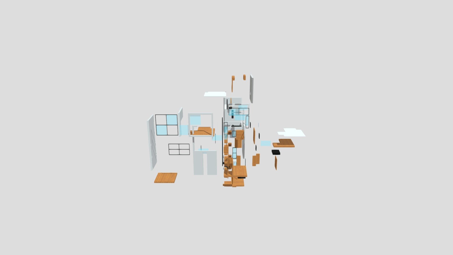 4x4 House: Exploded - Download Free 3D model by RehrigStudios [3d1b390 ...