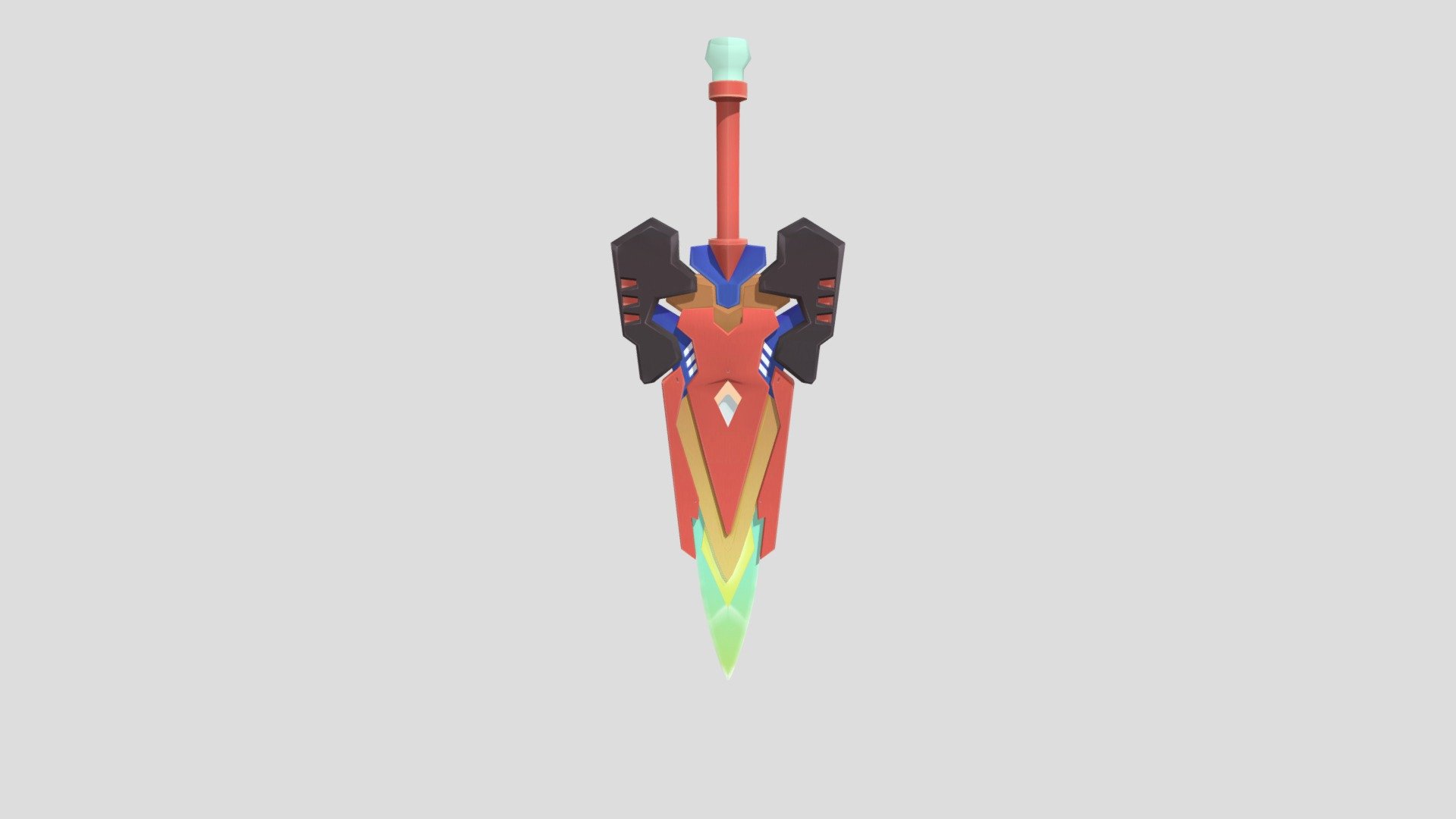 Kikkeriki sword - Download Free 3D model by onwa-oji [3d1b518] - Sketchfab