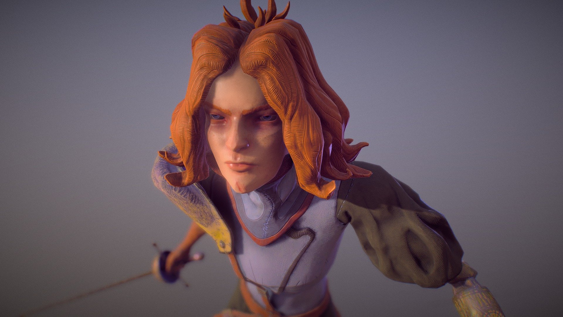 Juno - the Librarian Fencer - 3D model by Verisof [3d1ccee] - Sketchfab