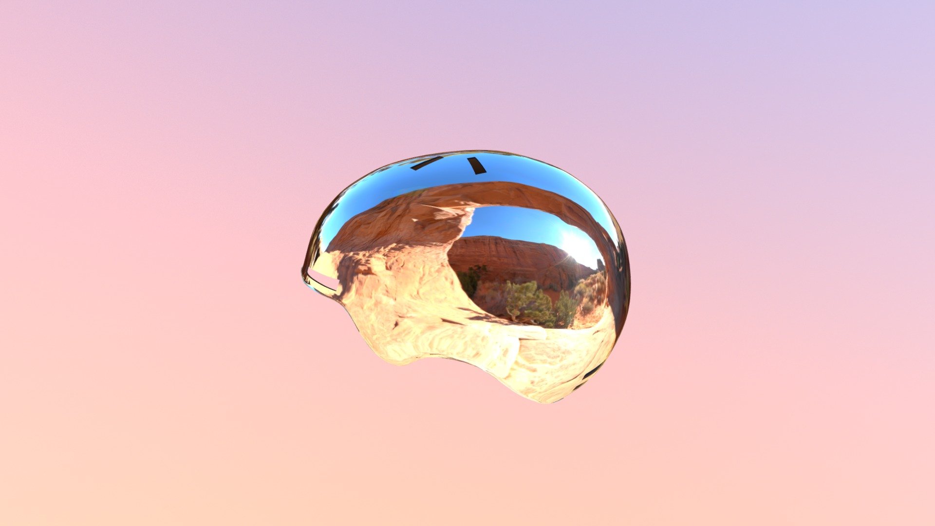 mirror helmet - 3D model by andreristic [3d1d537] - Sketchfab