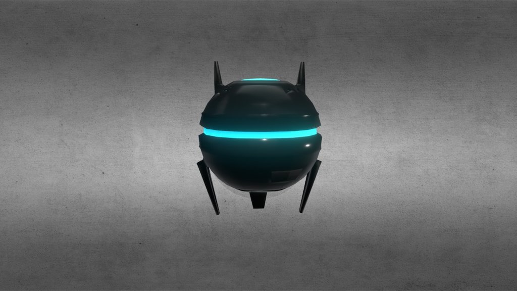 Simple Sci-fi drone - Download Free 3D model by raghaviyer [3d201d3 ...