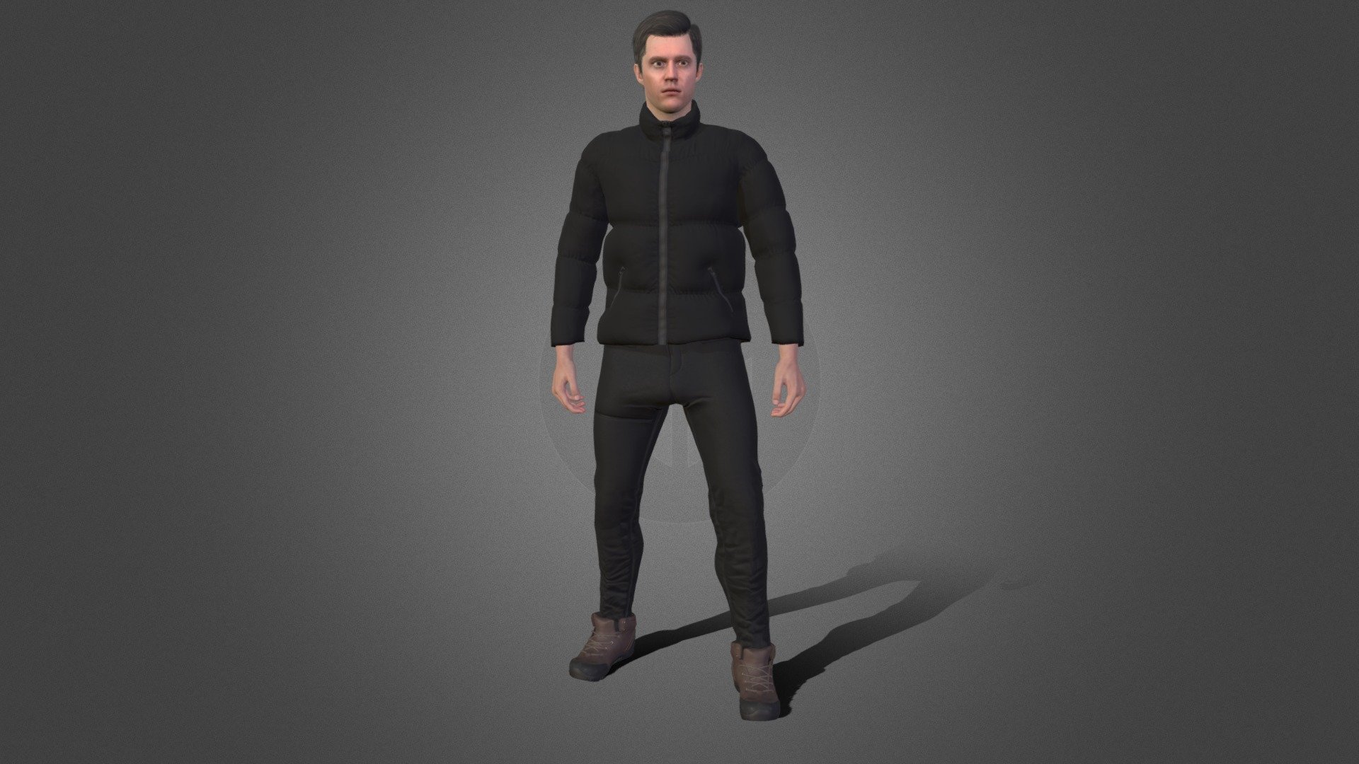 Man in Winter Outfit 1 - Rigged - Buy Royalty Free 3D model by ...