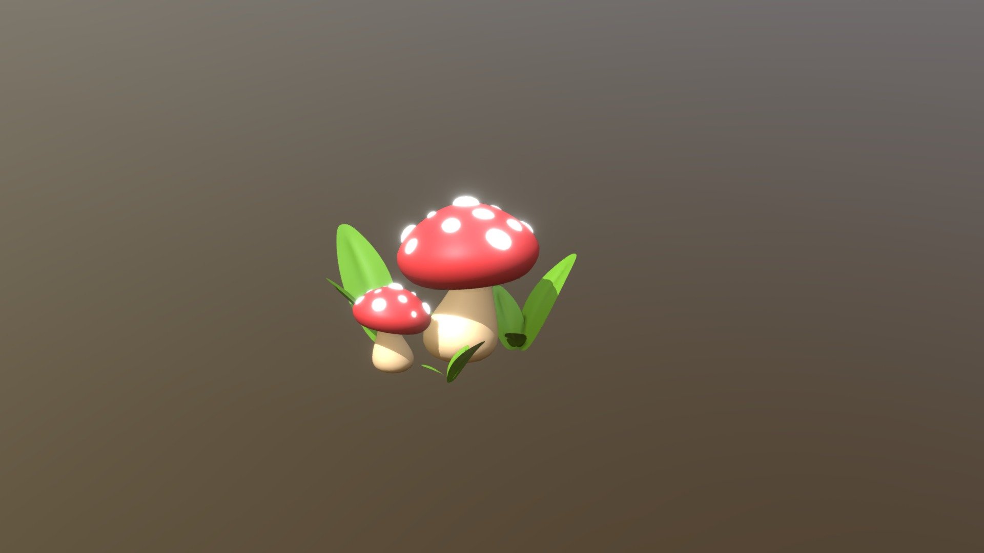 Cute low mush - 3D model by juuhartts [3d24b44] - Sketchfab