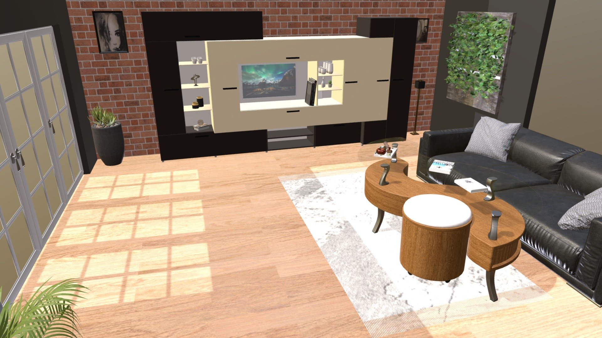 Modern Living Room Inspiration - 3D model by 3dtikitaka [3d26809 ...