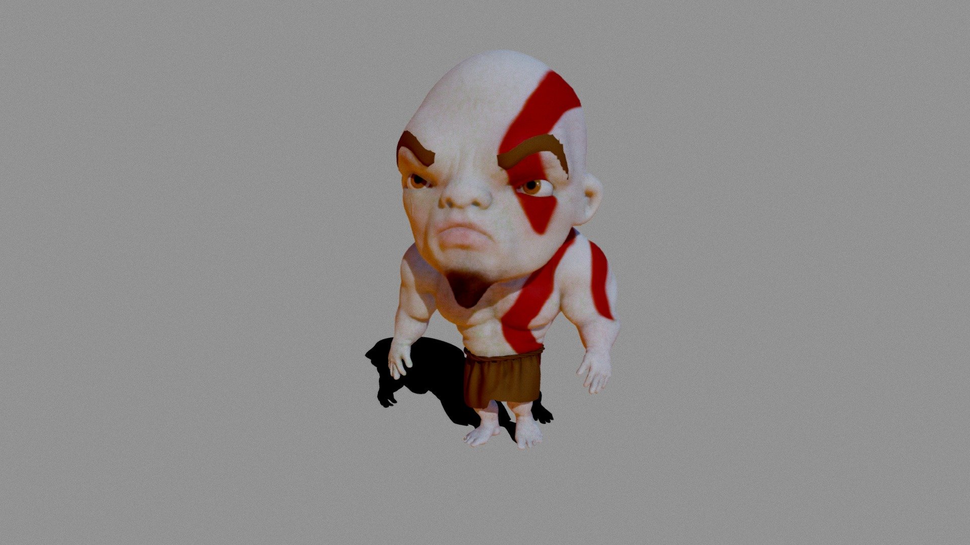 Kratos Walk Cycle - 3D model by Virtua Con (@virtuaCon) [3d283ff ...