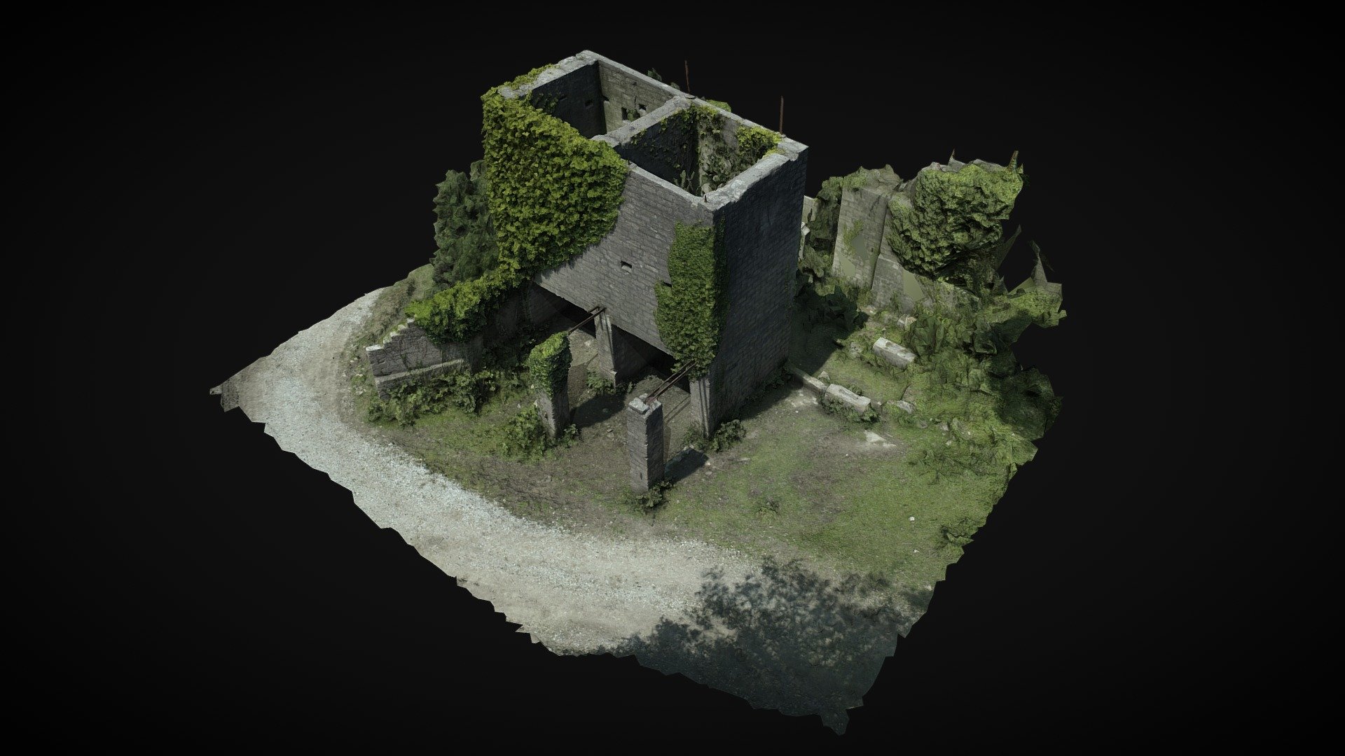 Goss Moor NNR - Tower (Mobile) - 3D model by 3deep [3d28d67] - Sketchfab