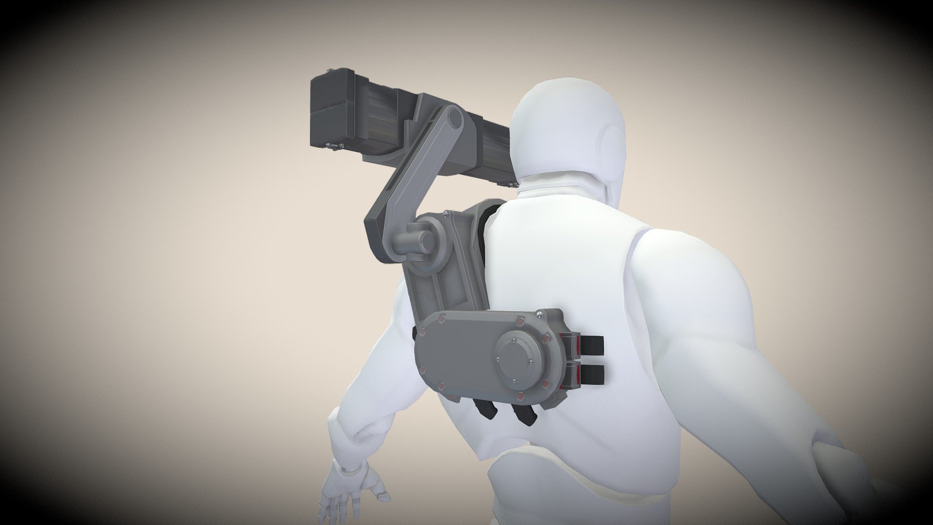 Anvil Rocket Launcher Concept Art by Ethan Evans - 3D model by David ...