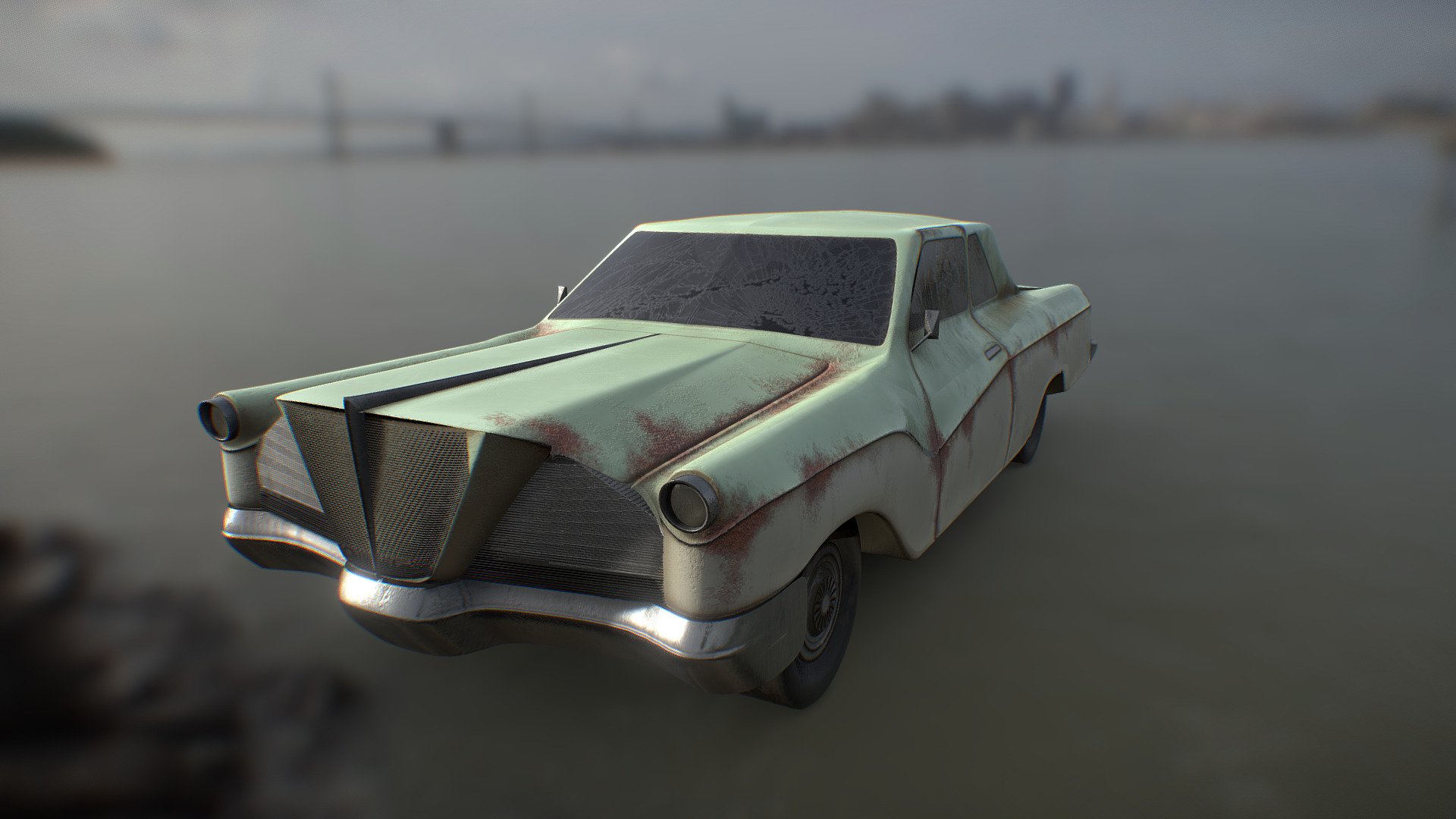 Fallout car - 3D model by Northwodearts [3d2bbae] - Sketchfab