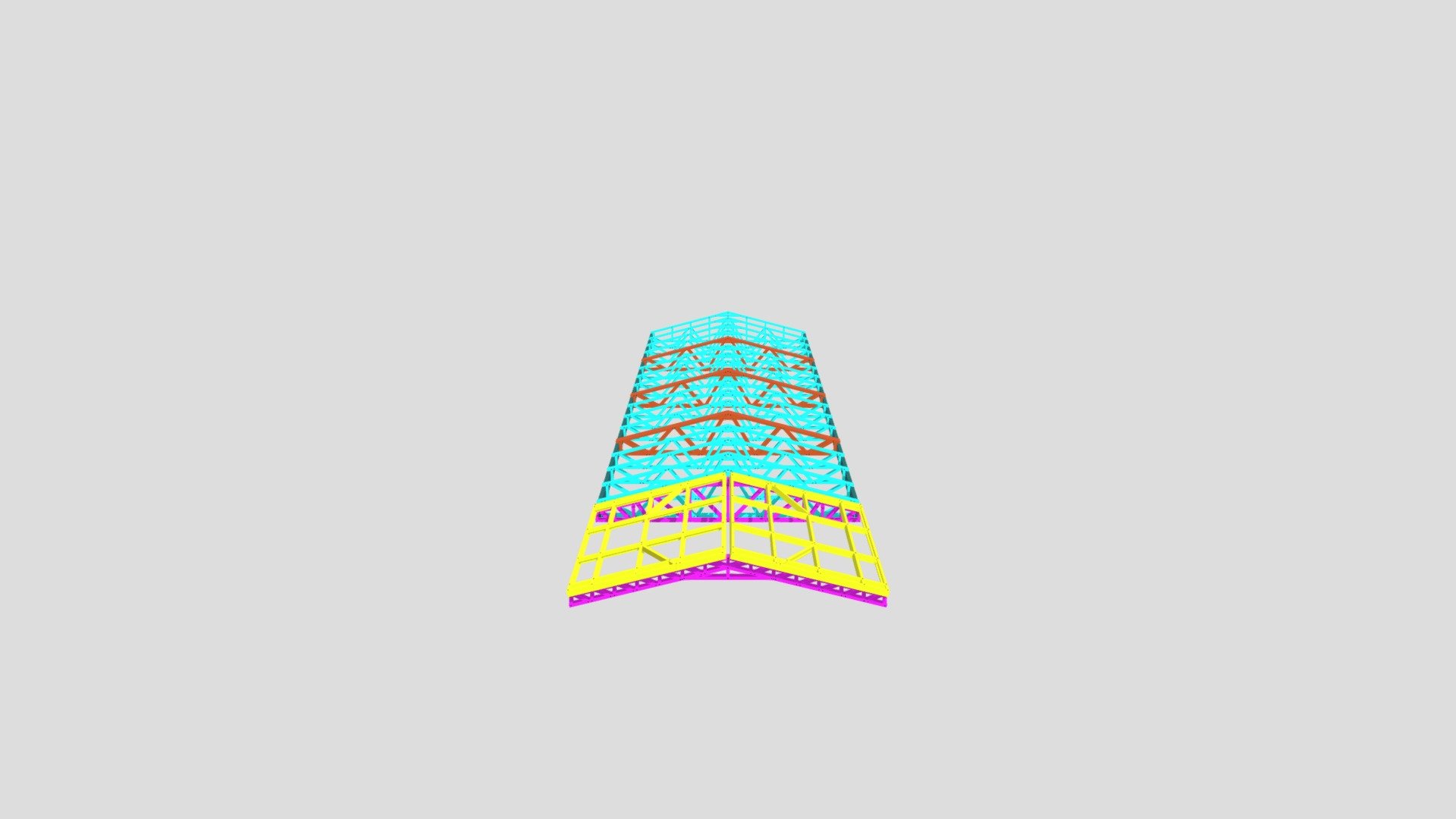 MHolman: 285 Martin Road - Roof Truss - Download Free 3D model by Steel ...