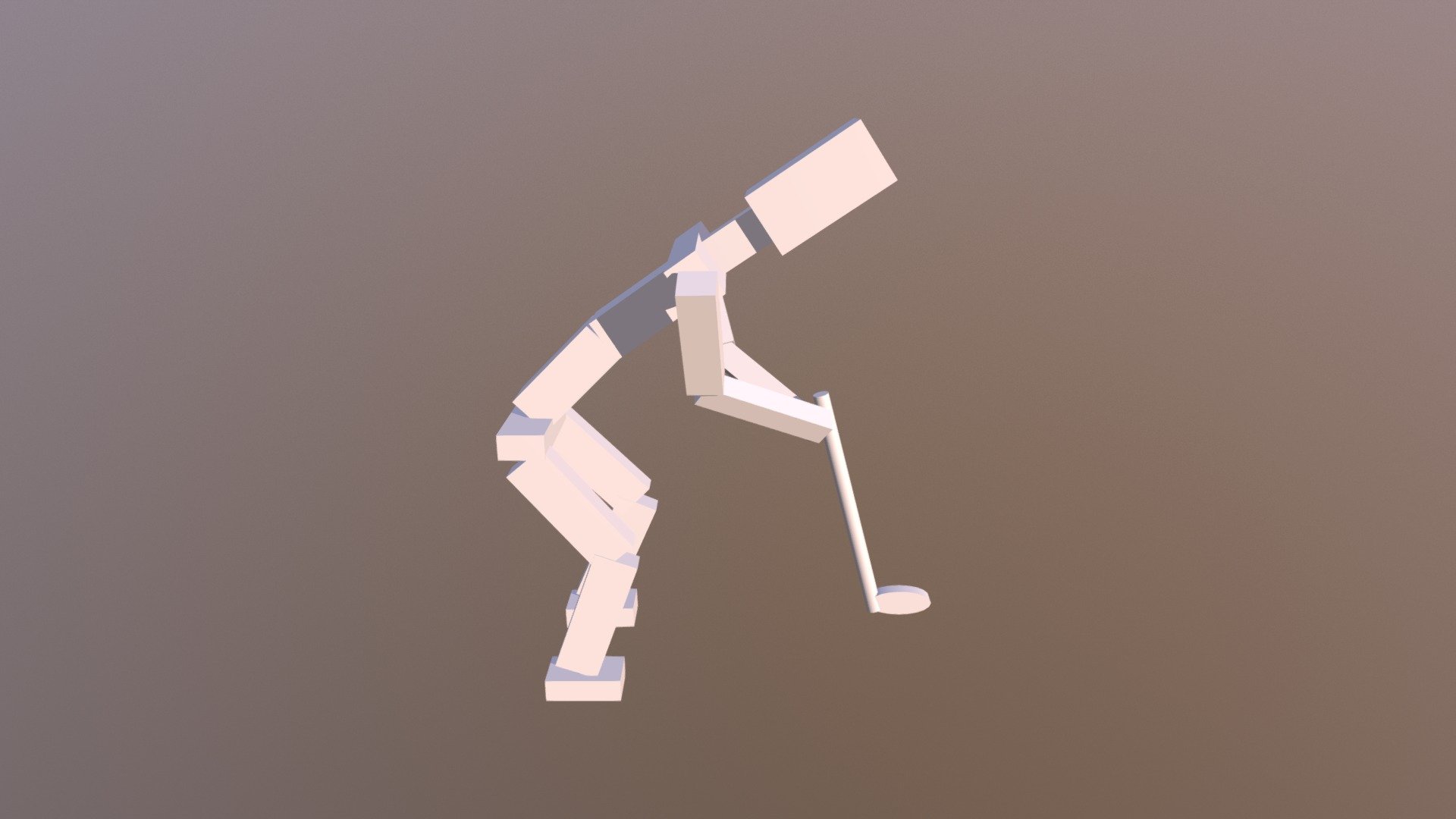 Golf Man - 3D model by dominique coop (@dominiquescoop) [3d2e334 ...