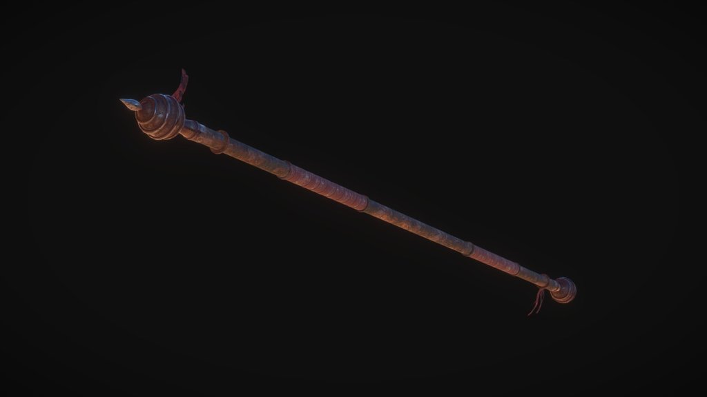 Ancient Staff - 3D model by Onnessa [3d2ebe7] - Sketchfab