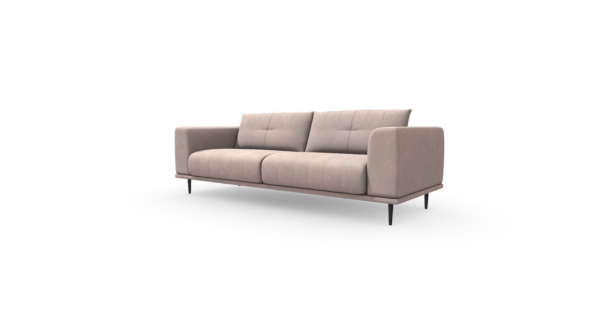 3009302_SOFA DANNY 3 PUESTOS TELA ZAREM IVORY - Buy Royalty Free 3D ...