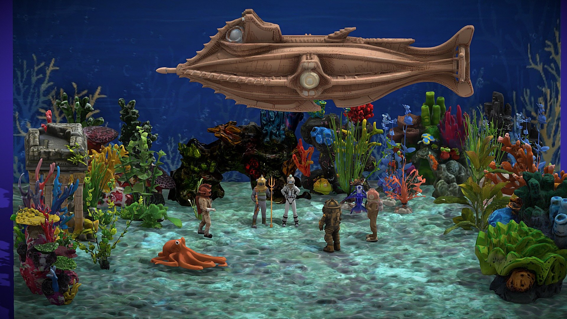 AQUATIC ADVENTURE - Download Free 3D model by Binkley-Spacetrucker ...
