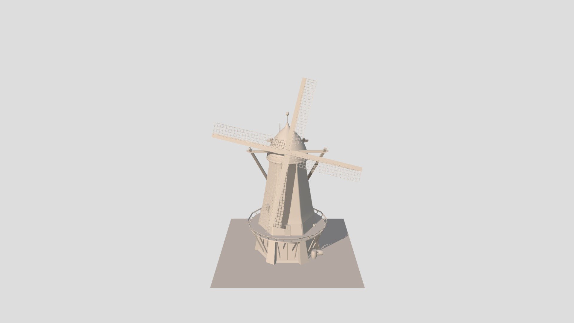 Mill. - Download Free 3D model by ESKERENOK [3d319ed] - Sketchfab