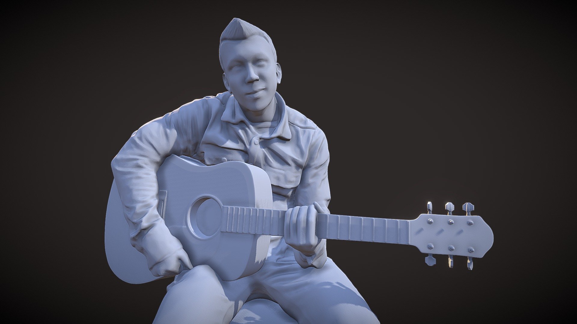 Guitar Player Reconstruction - 3D model by E.Gagorik (@ethangagorik ...
