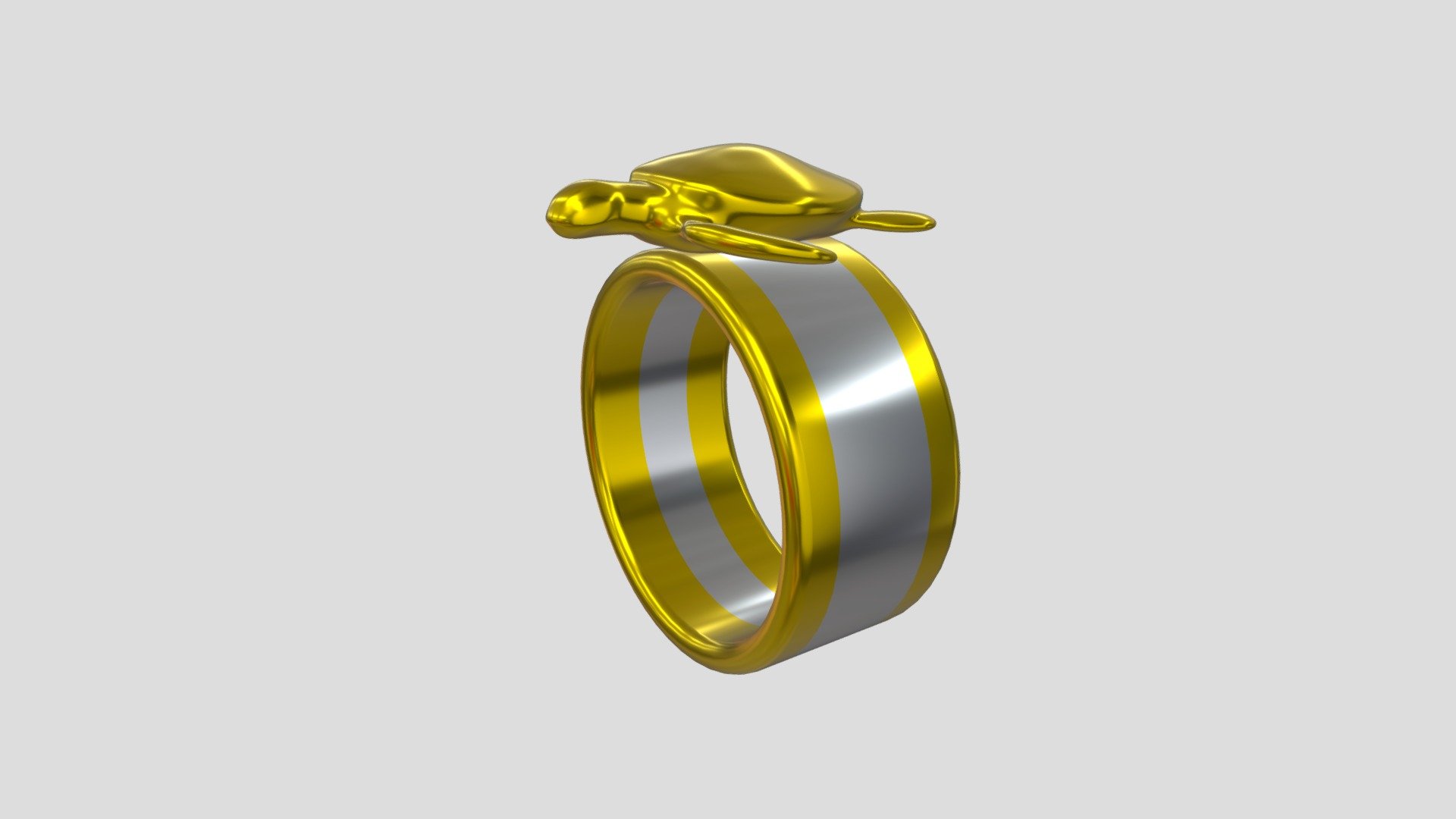 Ring with turtle - Download Free 3D model by alex.yefremov [3d34fb2 ...