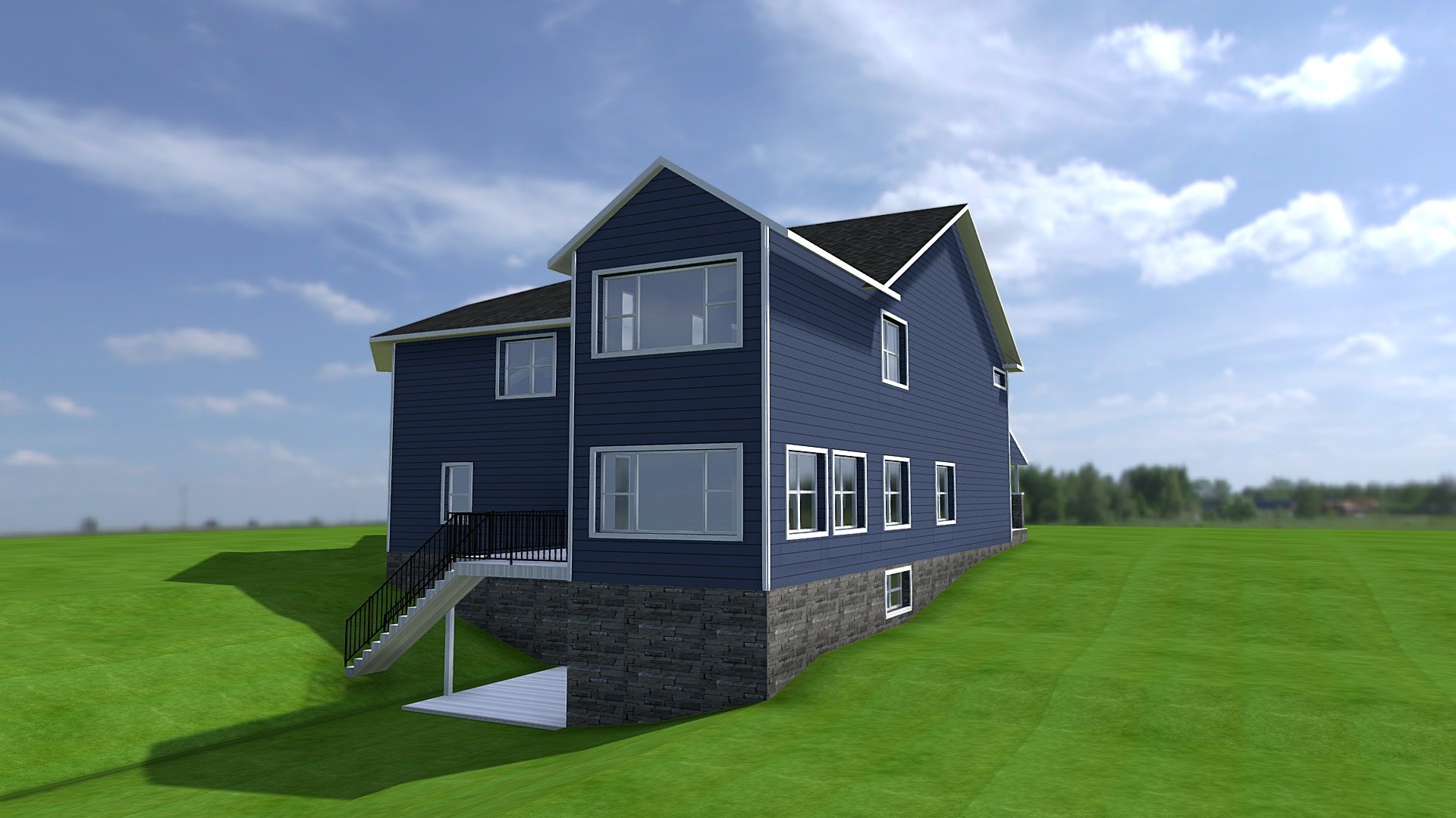 Snyder - 360 spin model of 3D house - 3D model by Render3DQuick ...
