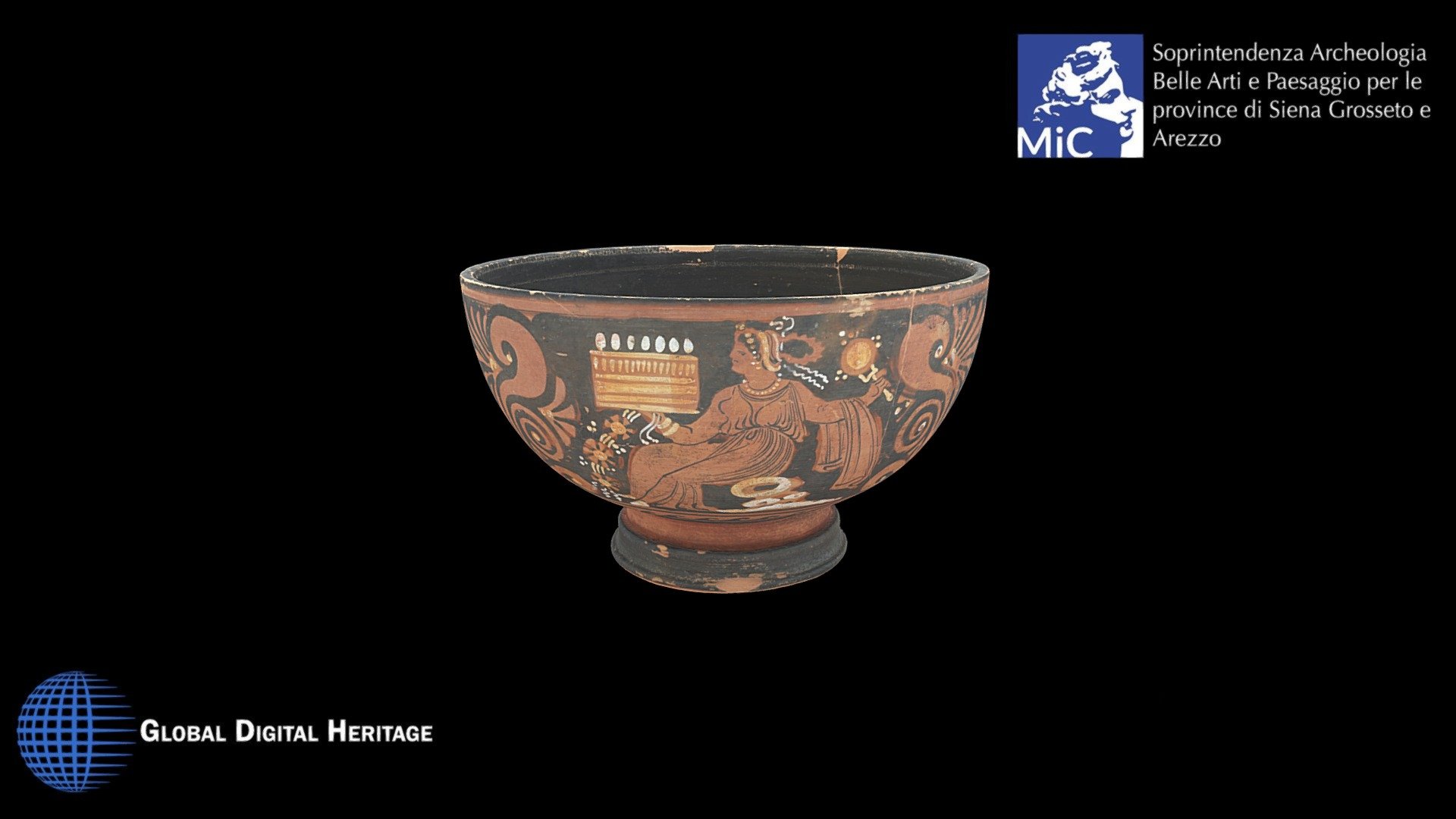 Italiote pyxis with lid (M_Pyxis_B and A) - Download Free 3D model by ...