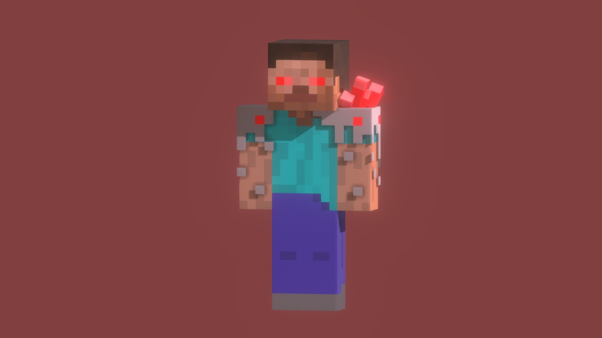 Redstone Poisoning - 3D model by CoolPixelpro [3d38449] - Sketchfab