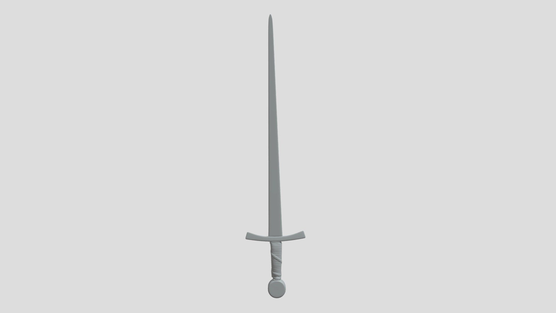 Knight sword with leather handle - Buy Royalty Free 3D model by Sigi_2 ...