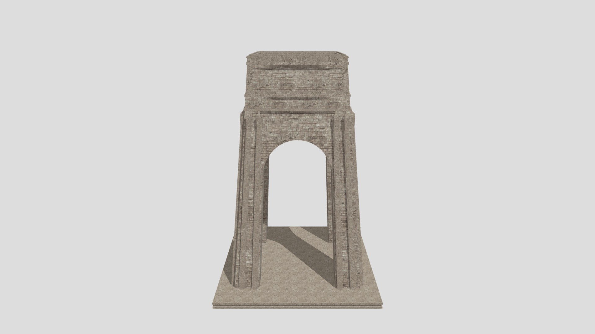 Free_mini_temple FBX - 3D model by maruxate [3d3a625] - Sketchfab