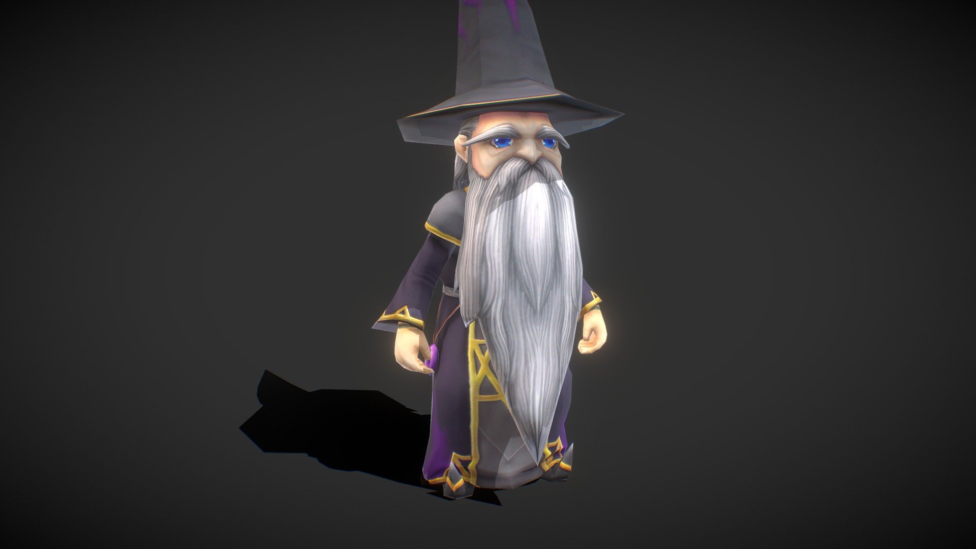 Fantasy RPG Wizard - Buy Royalty Free 3D model by P3D Academy ...