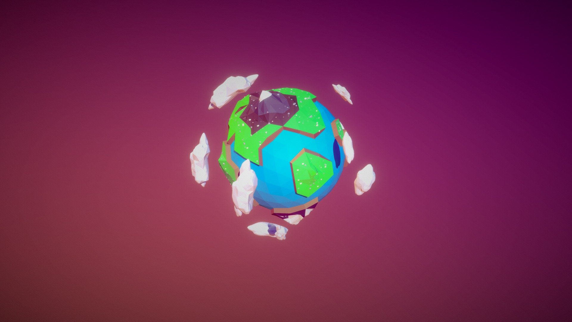Planet Yuno - 3D model by karadelik [3d3aff2] - Sketchfab