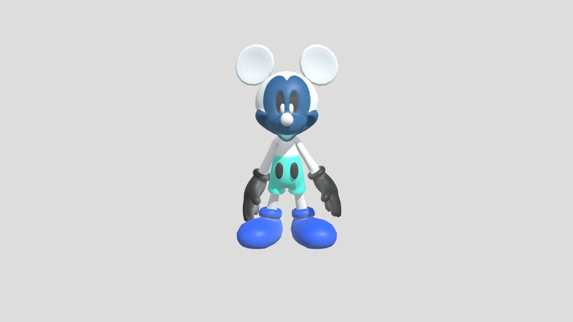 Classic Photo Negative Mickey - Download Free 3D model by ...