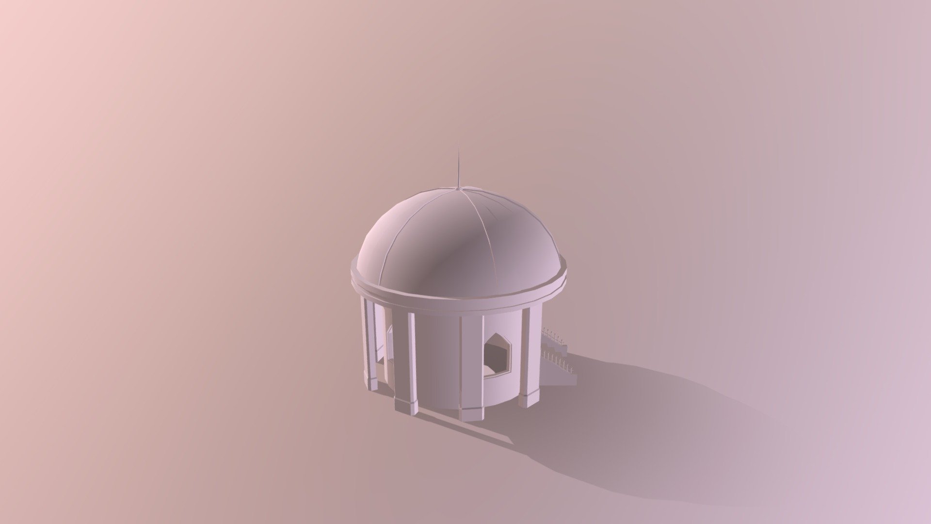 Round Building - 3D model by chocshua [3d3bb6f] - Sketchfab