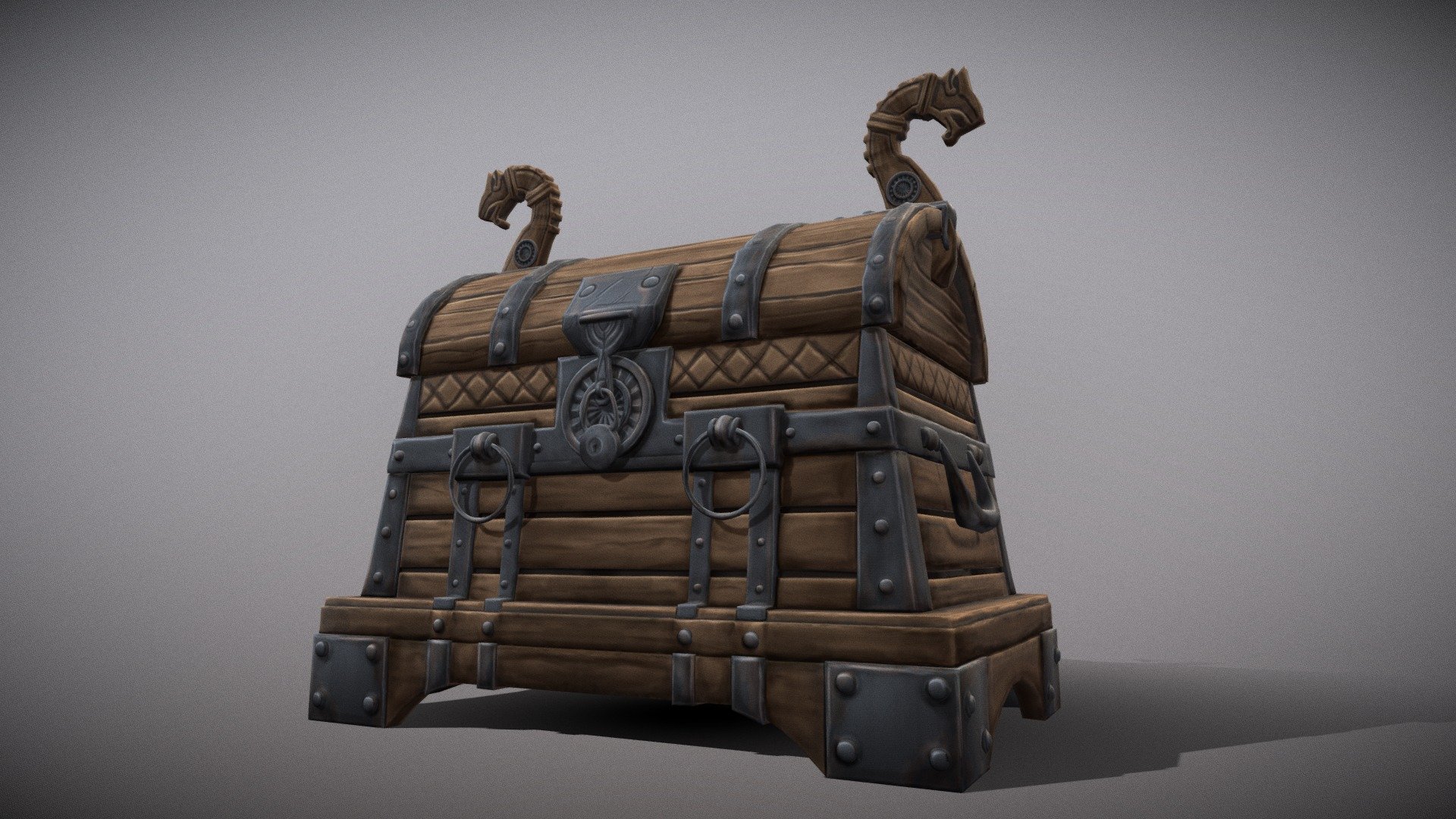Chest vikings - 3D model by andjeykanik [3d3bdbf] - Sketchfab
