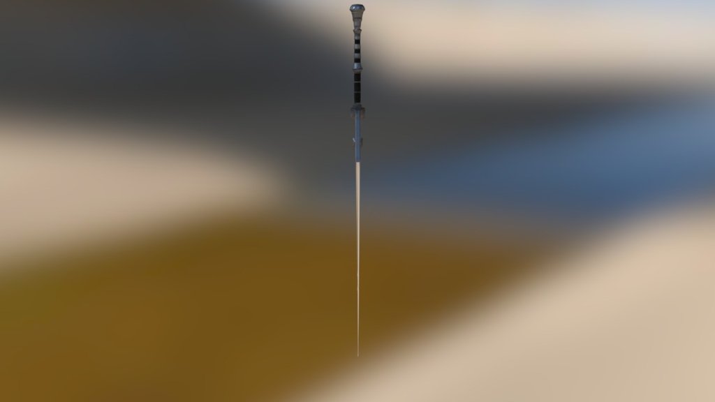 Witcher 3 Sword - 3D model by ndinapoli [3d3cb2f] - Sketchfab