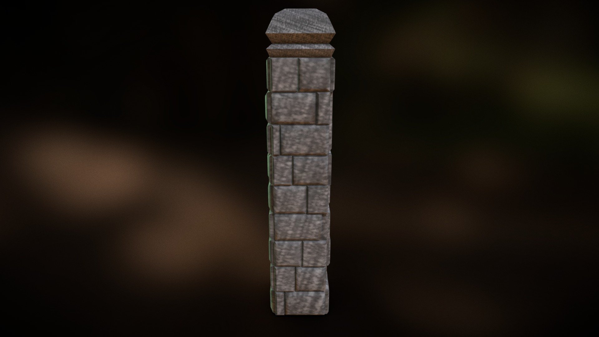 Stone Pillar - Download Free 3D model by Michinata [3d3de69] - Sketchfab