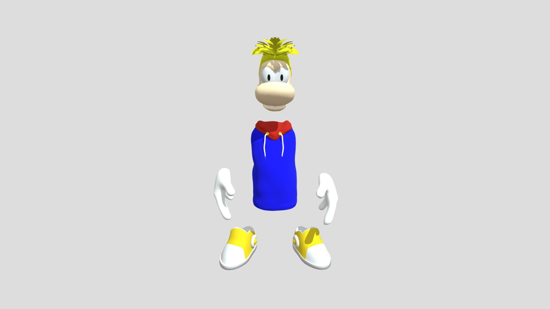 3D Rayman - Download Free 3D model by jakehornerman [3d3e2e3] - Sketchfab
