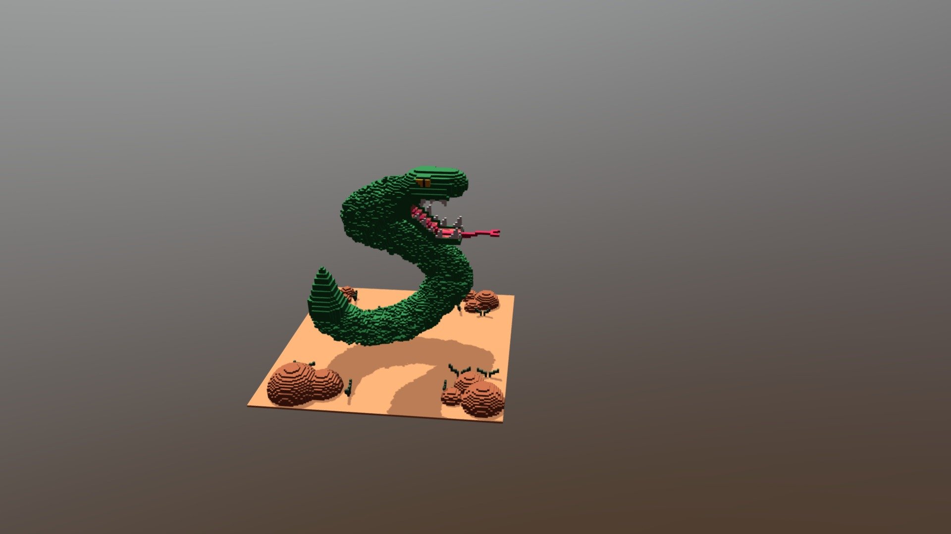 Serpent1 - 3D model by g.b [3d3f314] - Sketchfab