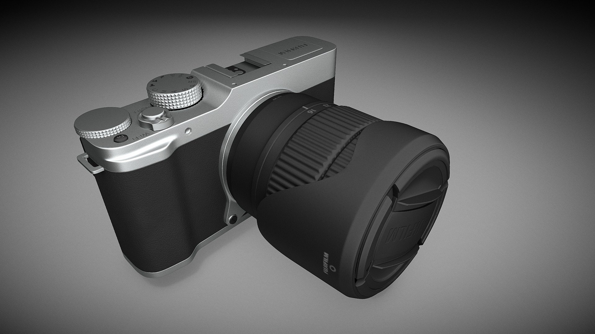 Fujifilm camera - 3D model by madway17 [3d3ff3c] - Sketchfab