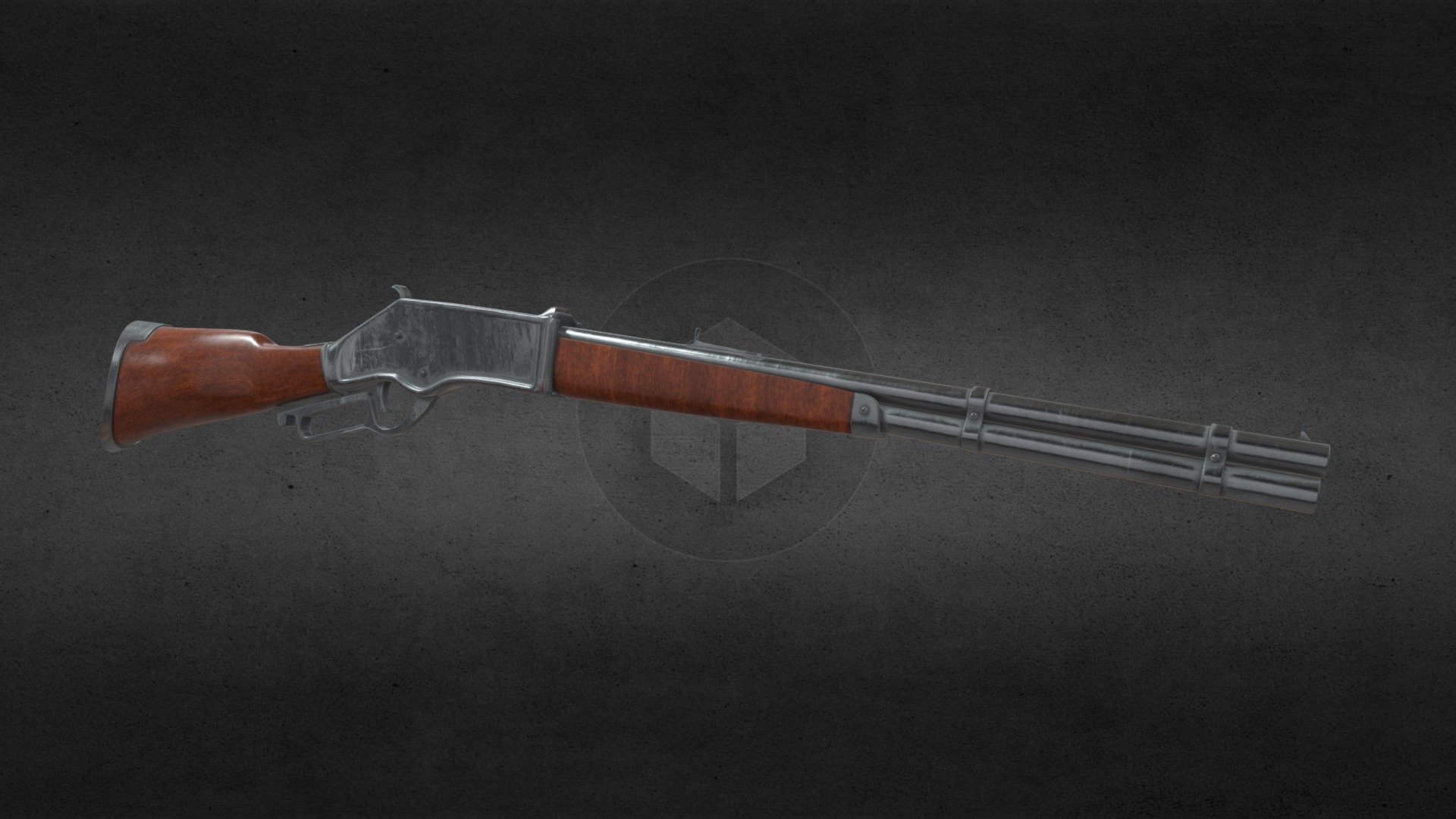 Lever Action Rifle - Download Free 3D model by abhilash bhaskara ...