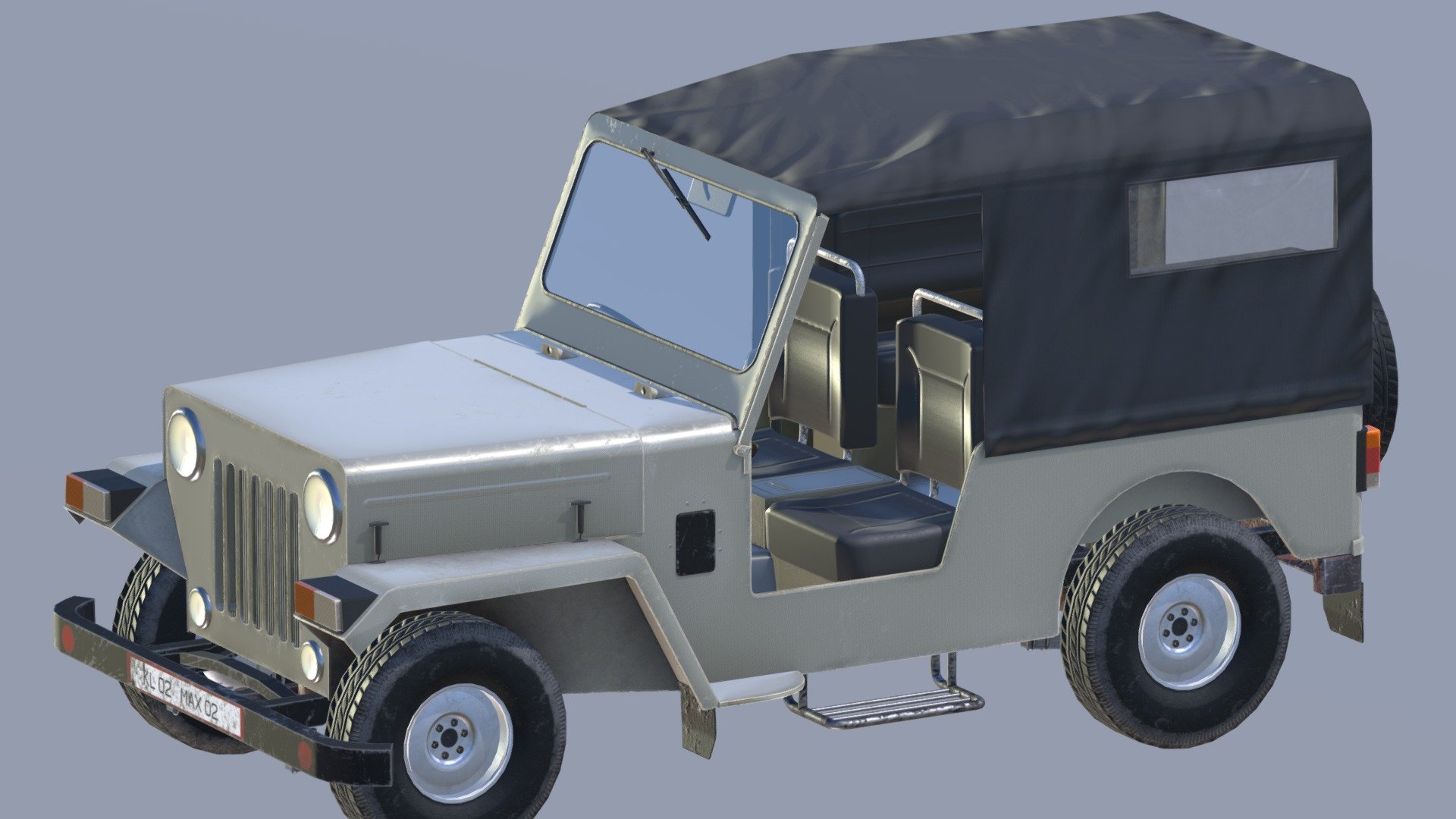 Jeep game model ( incude UE rig file ) - Buy Royalty Free 3D model by ...