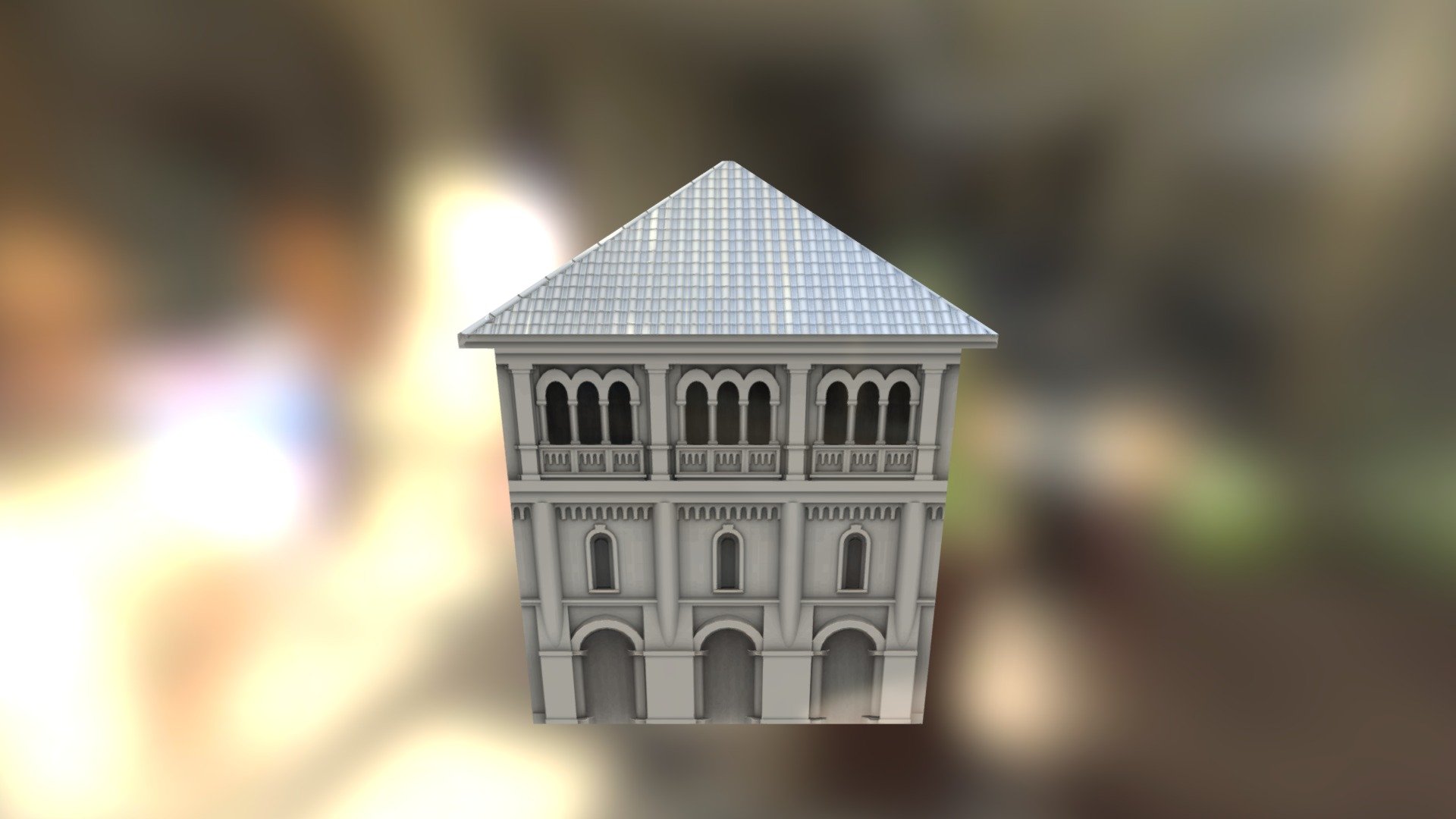 Romanesque Medium Low Poly - 3D model by snaggler [3d42c35] - Sketchfab