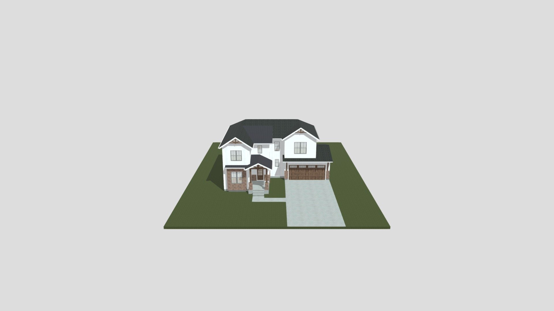 Providence - Farm House - 3D model by CurtisJWard [3d43960] - Sketchfab