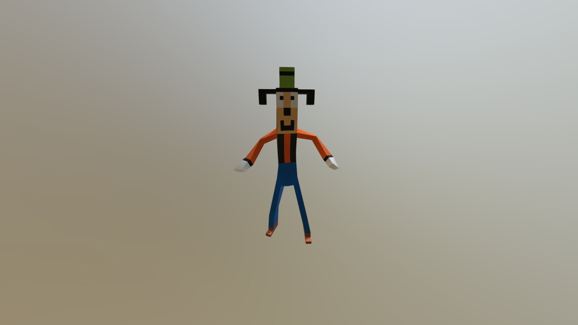 Goofy Got Hit While Running Away - Download Free 3D model by ...
